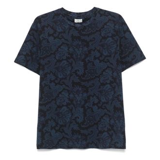 Etro Roma T-Shirt - - Tops - Herren - Blau - 2XL