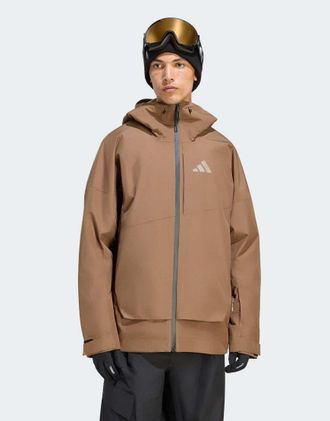 adidas Terrex xploric veste isolante &agrave; 2 couches climaproof marron oxyde