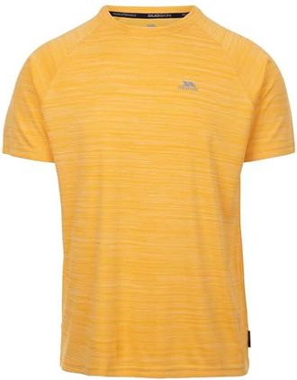 Trespass Leecana Haut de sport à manches courtes pour homme Séchage rapide Évacuation de lhumidité, Maïs pâle chiné, 3XL