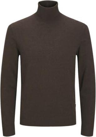 Jack & Jones Jjeemil Noos Tricot &agrave; col roul&eacute;, Mulch, M