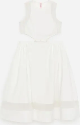 Arket Und Laila Gohar Latzkleid -Wei&szlig;