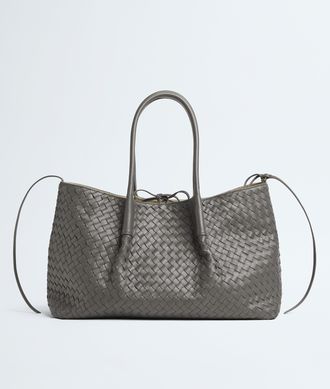 Bottega Veneta Pinacoteca grand format - Gris Et Argent - Femme - Unisex