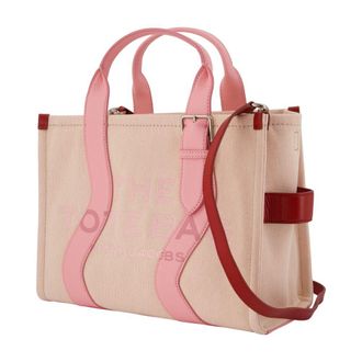 Marc Jacobs Womens The Medium Tote Shopper Bag - Marc Jacobs Cotton Pink Totes-Shopping-Bags