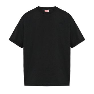 Kenzo Homme, Tops, Noir, Taille: L T-shirt avec logo