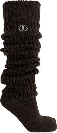 Rick Owens Homme, Sous-v&ecirc;tements, Brun, Taille: M Chaussettes montantes en maille