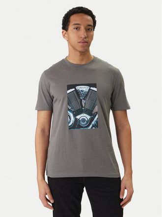 HUGO BOSS T-Shirt Dostino 50557674 Grau Regular Fit