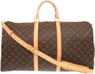 Louis Vuitton unisex, Pre-owned, Brun, Taille: ONE Size Pre-owned Keepall Bandouliere 55
