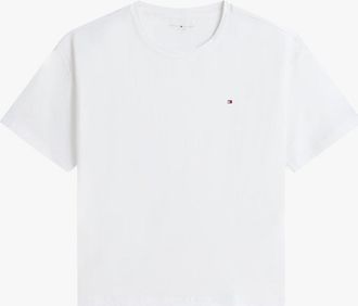 Tommy Hilfiger T-shirt droit en coton m&eacute;lang&eacute;
