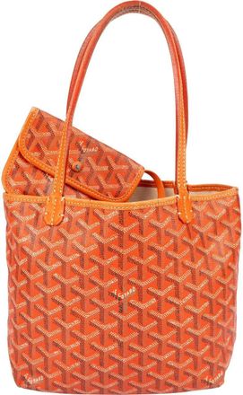 Goyard Crossbody Bags - Goyard Orange Goyardine Monogram St. Louis Junior - Gr. unisize - in Orange - f&uuml;r Damen