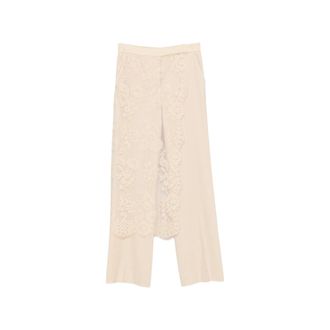 Zimmermann Valiant Lace-panelled Tailored Trousers