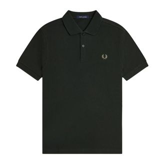 Fred Perry Einfarbiges Polo Slim Fit - - Tops - Herren - Gr&uuml;n - XL