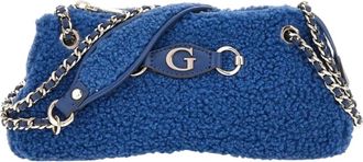 Guess Femme, Sacs, Bleu, Taille: ONE Size Sac bandouli&egrave;re Aslia