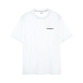 Burberry Bedrucktes Logo T-Shirt - - Tops - Herren - Wei&szlig; - M