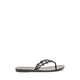Tory Burch Femme, Chaussures, Noir, Taille: 40 EU Gemini Link Jelly Flip-Flop