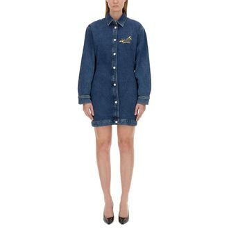 Moschino Femme, Robes, Bleu, Taille: 38 FR Dress