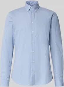 Jake*s Slim Fit Business-Hemd mit Button-Down-Kragen