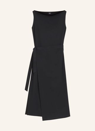 HUGO BOSS Wickelkleid Emiaky Aus Jersey schwarz