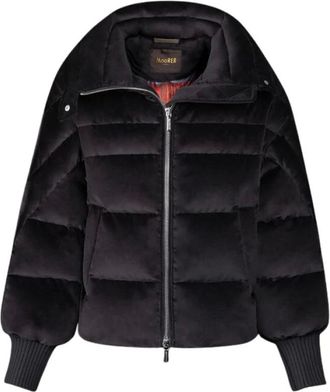 Moorer Femme, Vestes, Noir, Taille: 42 FR Vestes