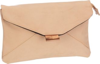 Pieces OVA Shop SMALL 17038729, Damen Clutches, Beige (Nude), 24x15x1 cm (B x H x T)