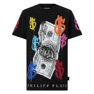 Philipp Plein Homme, Tops, Noir, Taille: M T-Chemises