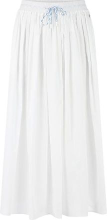 Marc Cain Femme, Jupes, Blanc, Taille: 42 FR Halblanger Rock