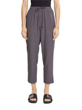 Esprit Damen Hose 052ee1b314, Anthracite, 40