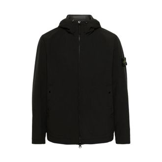 Stone Island Soft Shell Jacke - - Jackets - Herren - Schwarzk - L