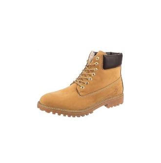 Lumberjack 102256577 Bottes avec doublure chaude en cuir et synth&eacute;tique pour homme, beige, beige, 46 EU