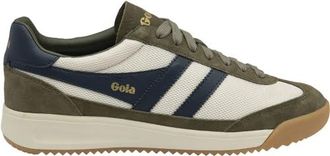 Gola Baskets Tornado 88 Mesh pour homme, Blanc cass&eacute;/kaki/bleu marine, 41 EU