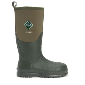 The Original Muck Boot Company Unisex Erwachsene Chore Steel Toe Sicherheits-Gummistiefel, Grün (Moss Stmg)