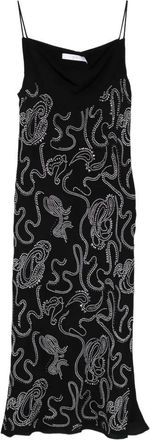 Iro robe Ombry &agrave; coupe mi-longue - Noir