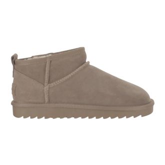 Colors Of California Wildleder Stiefeletten mit gepr&auml;gtem Detail - - Shoes - Damen - Braun - 36 EU