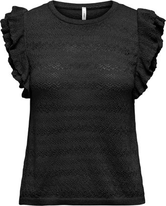 Only Onlaga Sl Glitter O-Neck Top KNT
