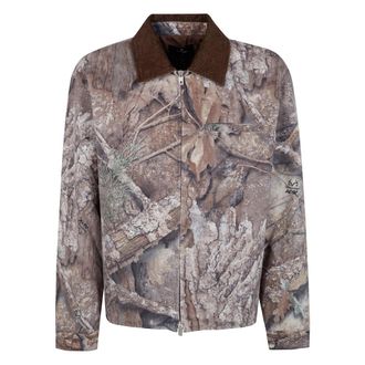 Represent Real Tree Camo Trucker Jacket - - Jackets - Herren - Mehrfarbig - S