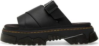 Dr. Martens Femme, Chaussures, Noir, Taille: 40 EU Sandales Slides Mattison