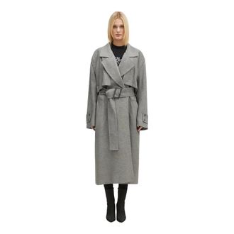 J.W.Anderson Longline Trench Coat - - Coats - Damen - Grau - S