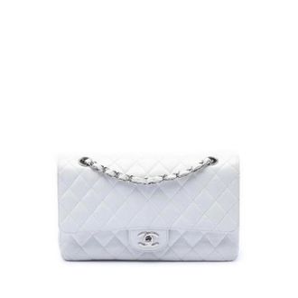 Chanel Pre-owned Sac Bandouli&egrave;re Classique Double Flap - Femme - Pre-owned - Blanc - Taille: ONE Size