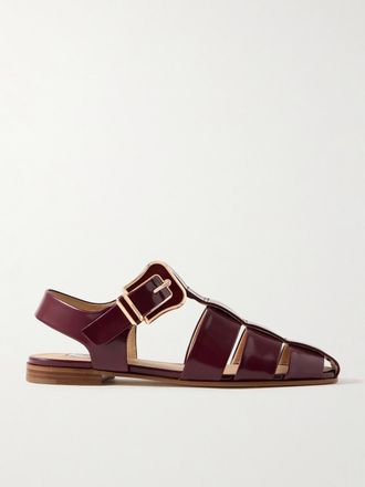 Gabriela Hearst Sandales En Cuir Verni Zoey - Bordeaux