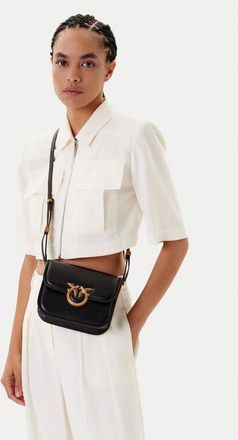 Pinko Handtasche Love Box Bag Fl Mini 104297 A26L Schwarz