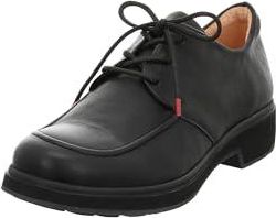 Think Doublure en Cuir Cogita Derby pour Femme, Noir 0000, 38.5 EU