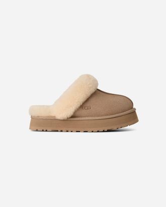 UGG Disquette Hausschuh f&uuml;r Damen | UGG EU in Beige, Gr&ouml;&szlig;e Wildleder
