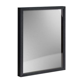 Bildershop-24 Objektrahmen 1,5 cm tiefer Bilderrahmen aus Massivholz VARIO36 inkl. Gratis Zugabe 60x80 cm Schwarz matt (lackiert)