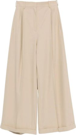 Loewe pantalon &agrave; design pliss&eacute; - Tons neutres