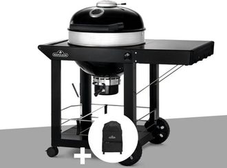 Napoleon Barbecue &agrave; charbon Kettle Pro 57 cm sur chariot + Housse de protection - Napoleon