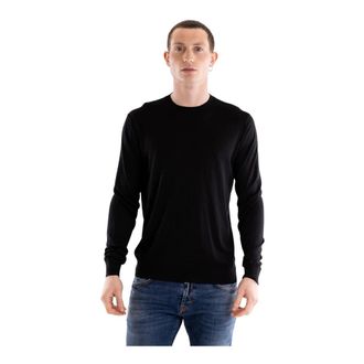 Paolo Pecora Herren, Strickwaren, Schwarzk, MGr&ouml;&szlig;e