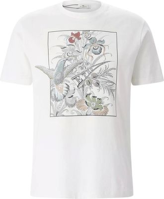 Etro Homme, Tops, Blanc, Taille: 3XL T-Chemises
