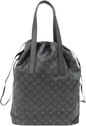 Louis Vuitton unisex, Pre-owned, Noir, Taille: ONE Size Sac cabas Vintage en toile Pre-owned