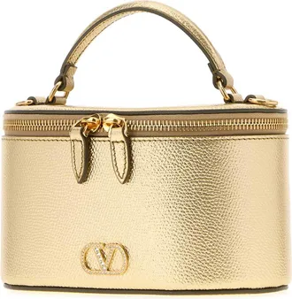 Valentino Garavani Case Top Handle Bag - Gold