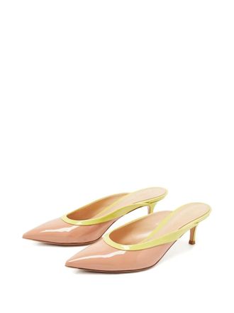 Gianvito Rossi mules à bout pointu - Tons neutres