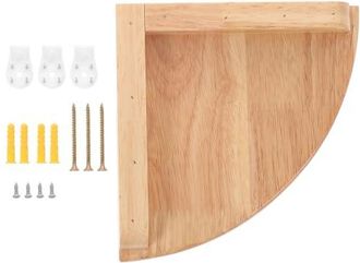 BESPORTBLE &Eacute;tag&egrave;re dangle Murale dangle en ch&ecirc;ne Blanc pour Chambre &agrave; Coucher, Chambre &agrave; Coucher, Maison